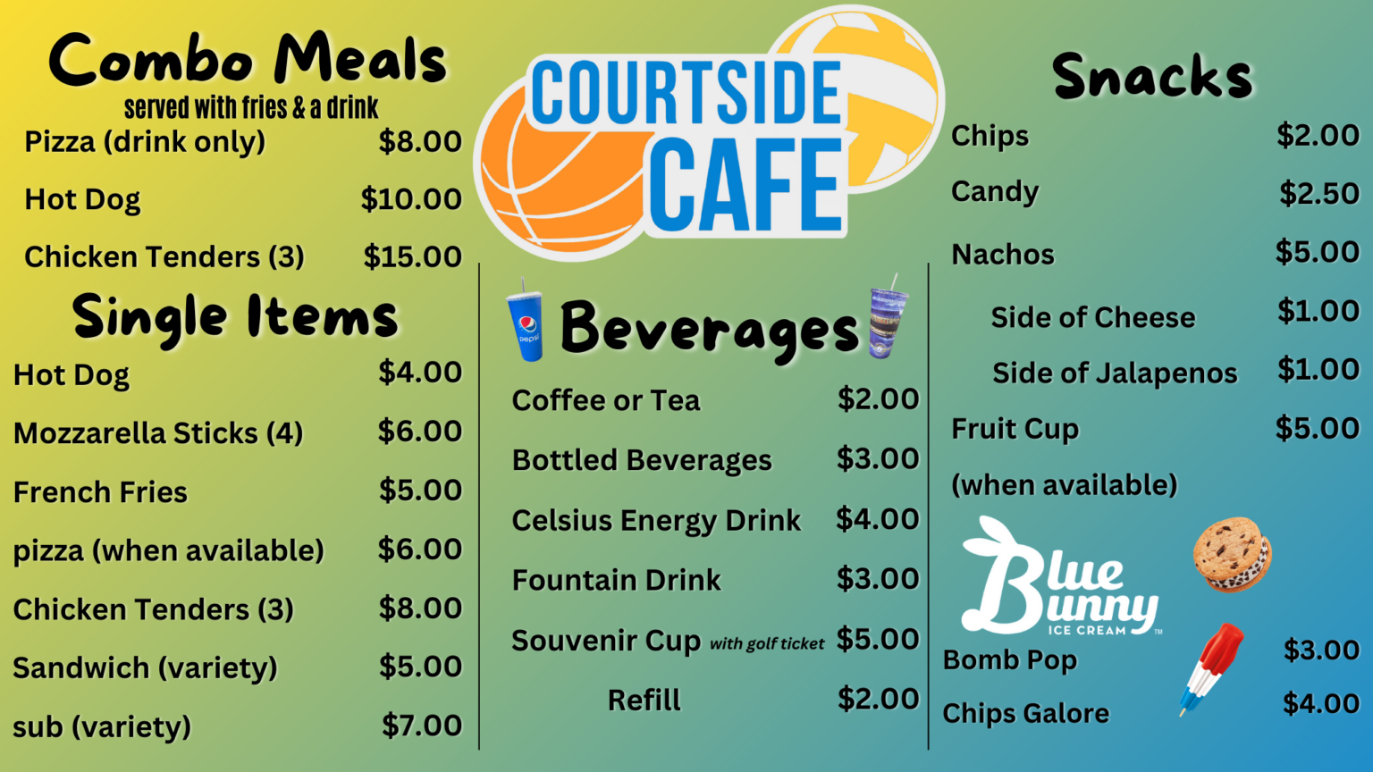 Courtside Café - Myrtle Beach Sports Center